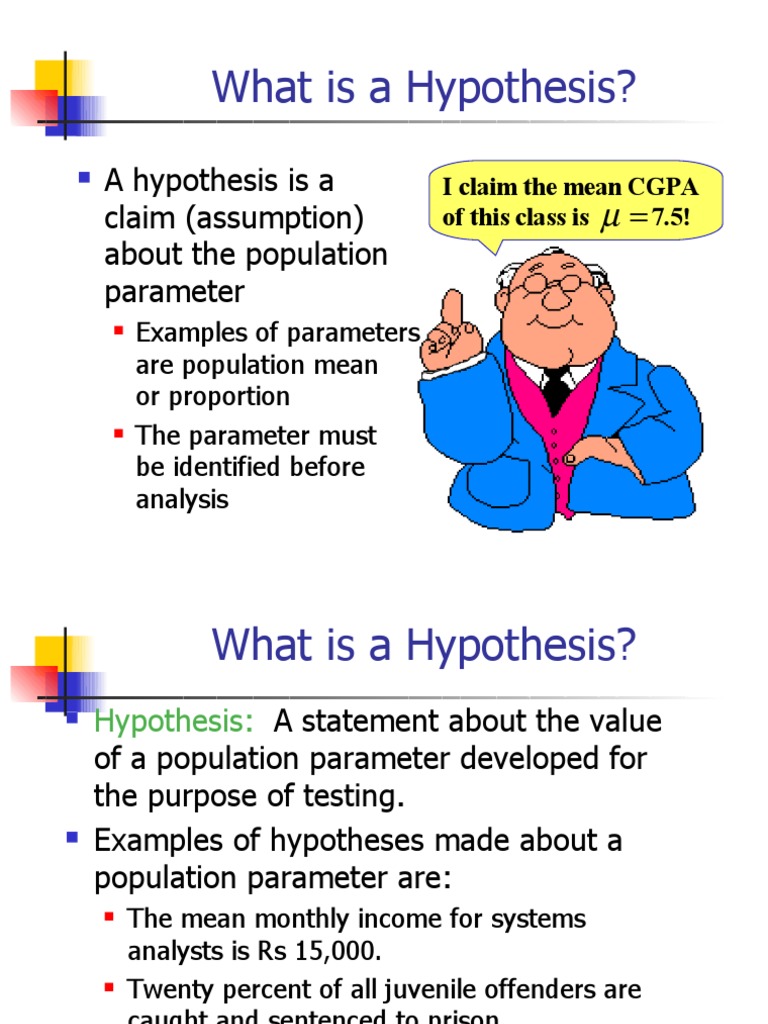 Hypothesis | Statistical Significance | Statistical Hypothesis Testing