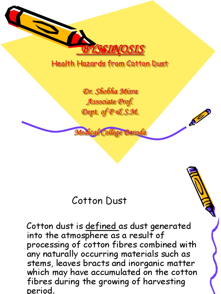 Byssinosis: Health Risks from Cotton Dust | PDF | Dust | Lung