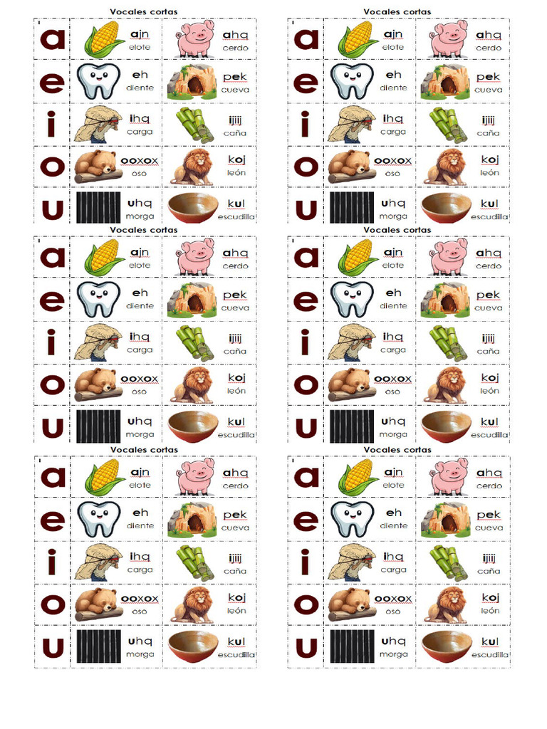 Vocales Poqomam | PDF
