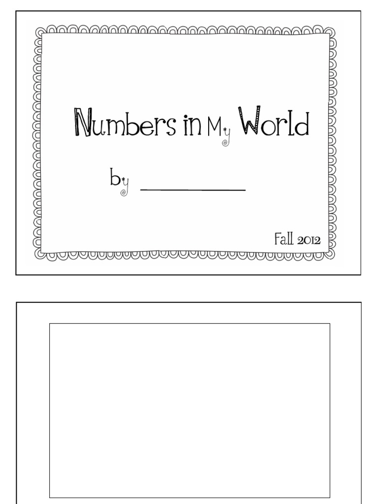 Numbers in My World | PDF