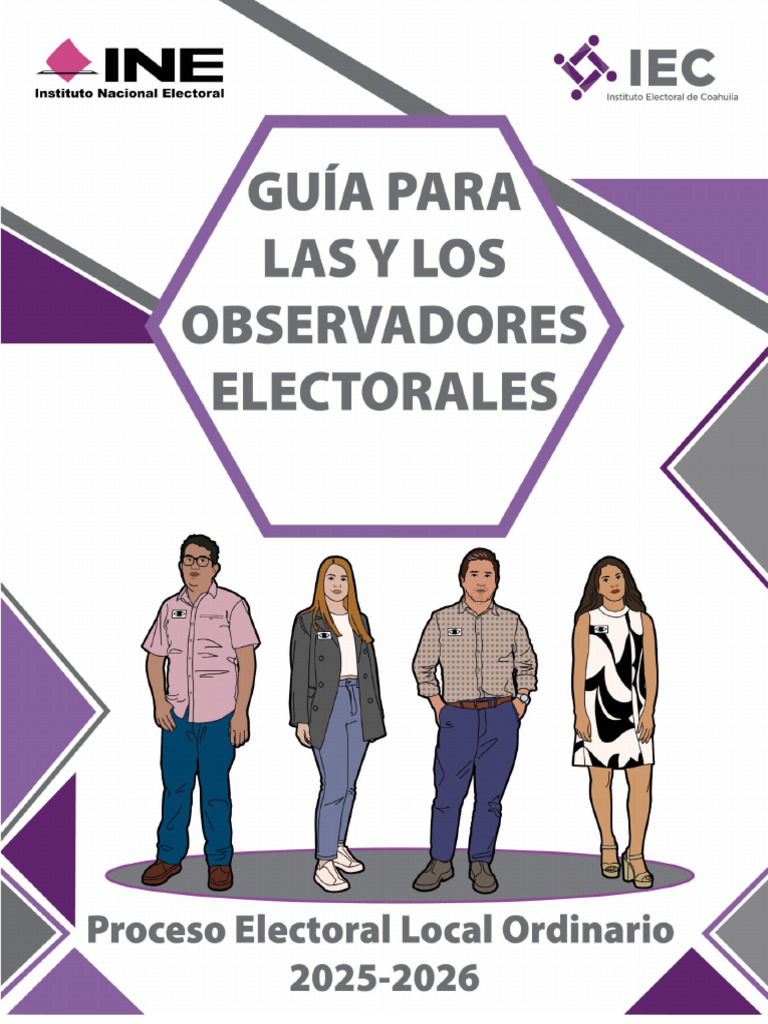 Guía para Las y Los Observadores Electorales Obs 13-01-2026 | PDF ...