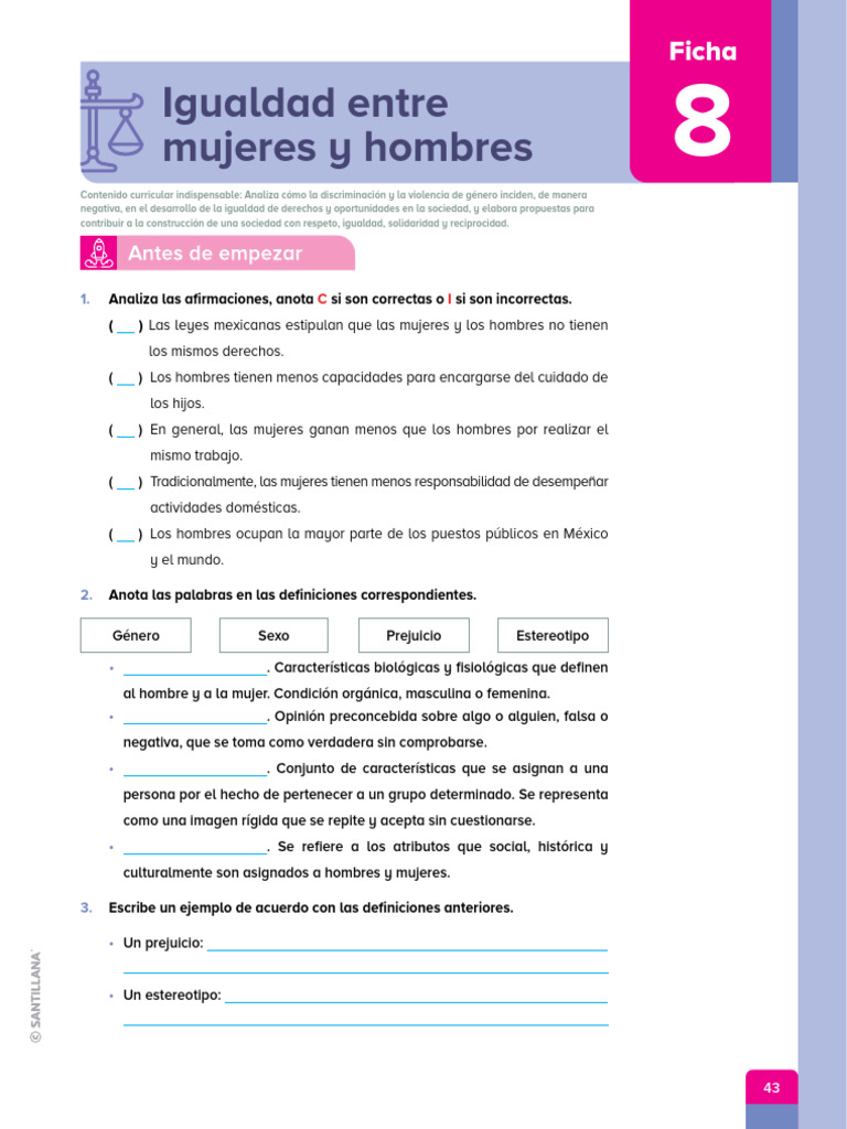 eq de gen | PDF | Igualdad de género | Estudios de género