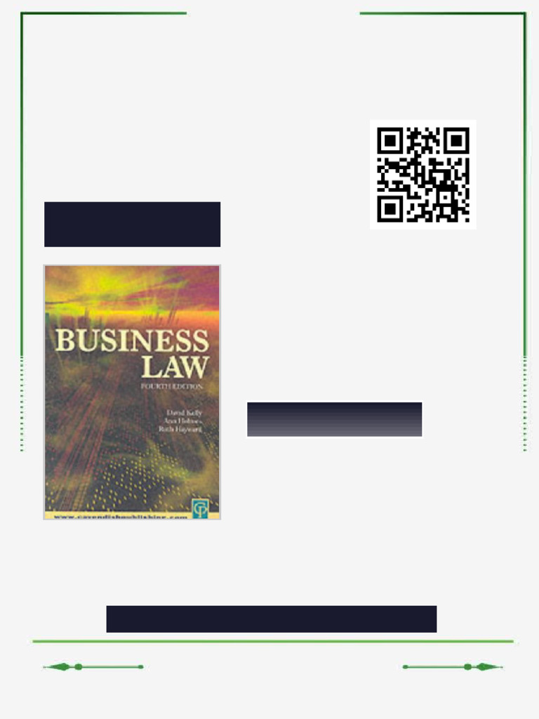 Business Law David Kelly ebook testbank solutions mobile ready version ...