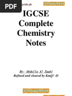 GCE O Level Chemistry Practice Questions | PDF