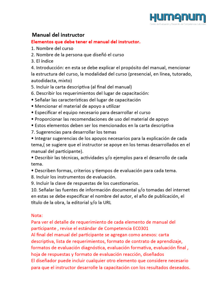 Integración Manual Del Instructor | PDF
