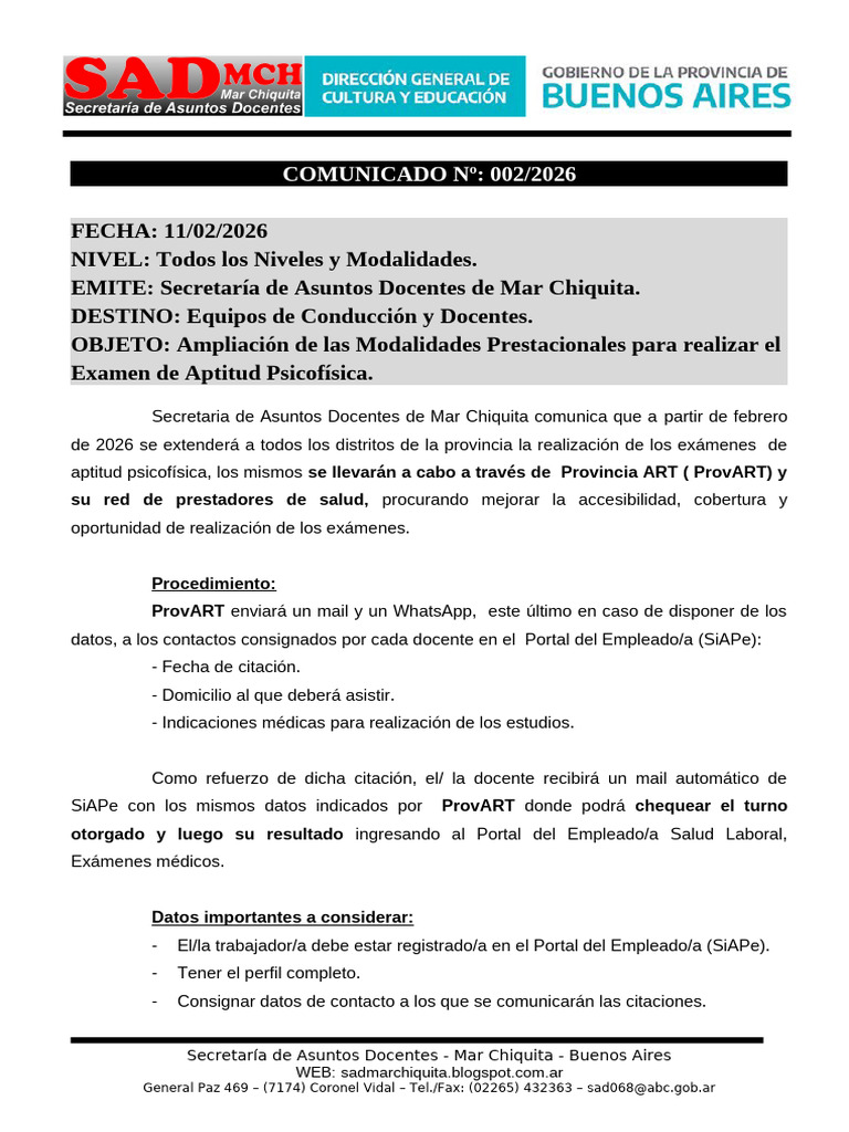 068 - Comunicado #002 - Ampliación de Las Modalidades Prestacionales ...