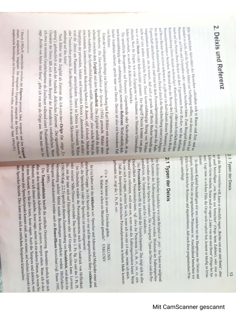 Meibauer Deixis | PDF