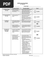 AP U.S Government and Politics: Scoring Rubric | PDF | Evidence | Thesis