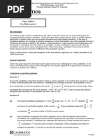 9709 A Level Maths Syllabus Update 2026 | PDF