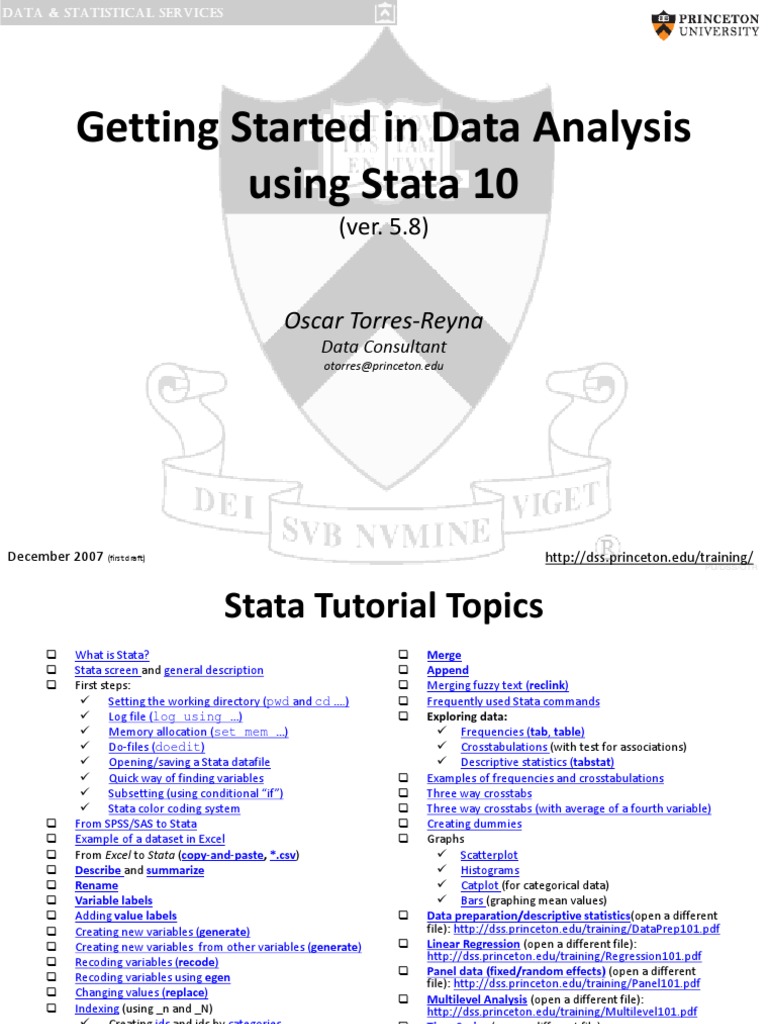 Guia Stata | PDF | Technology & Engineering