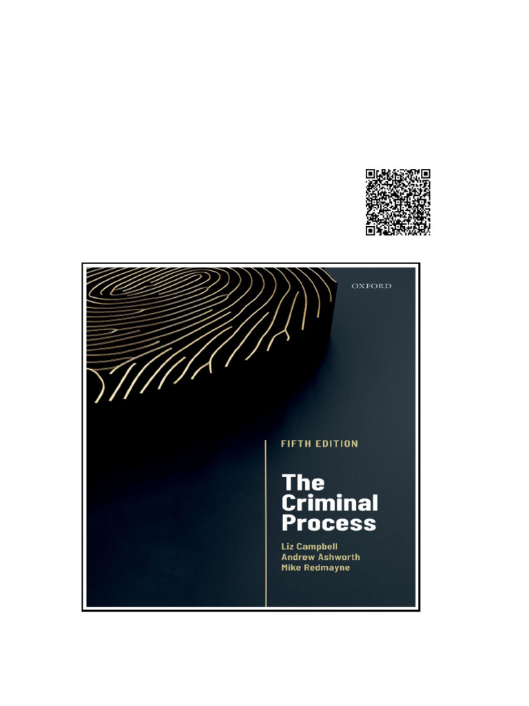 Criminal Process 5th Edition by Liz Campbell The | PDF | Computer ...