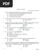 Co-operative Bank Exam Model Paper | PDF | Cheque | Banks