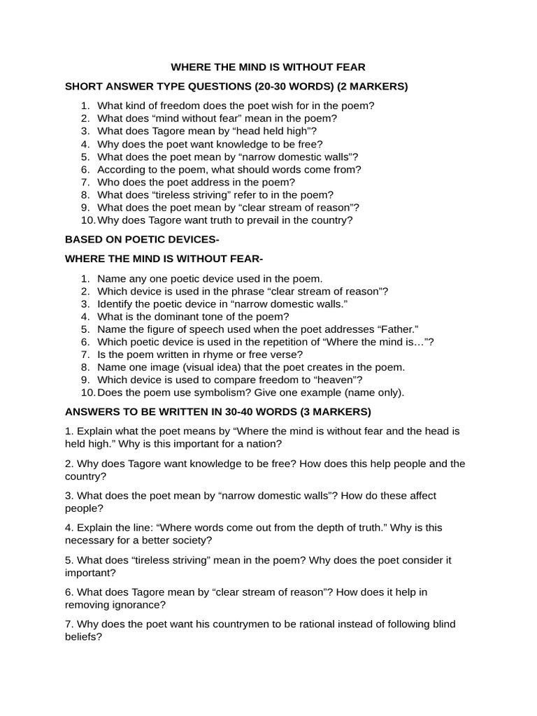 Grade 8 English Literature Worksheet - Different Typology (TERM-2) | PDF
