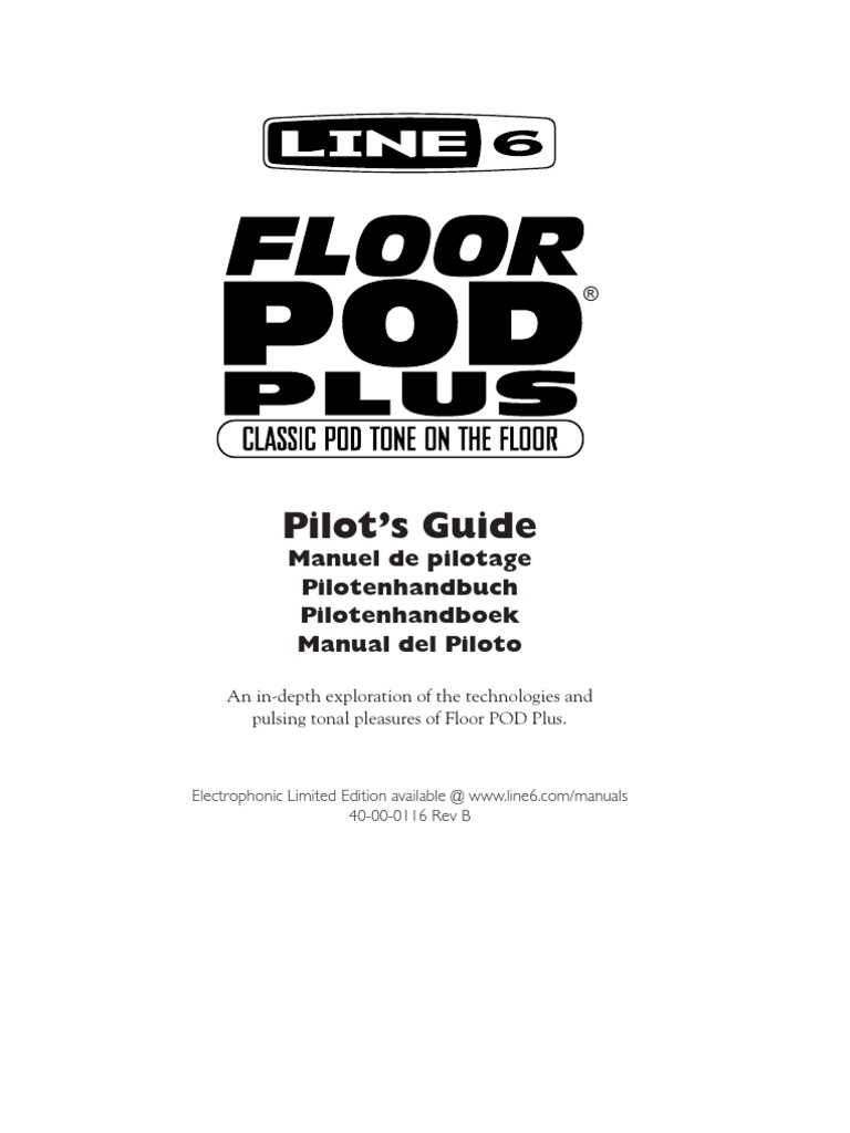 Floor POD Plus User Manual - English (Rev B) | PDF | Amplifier ...