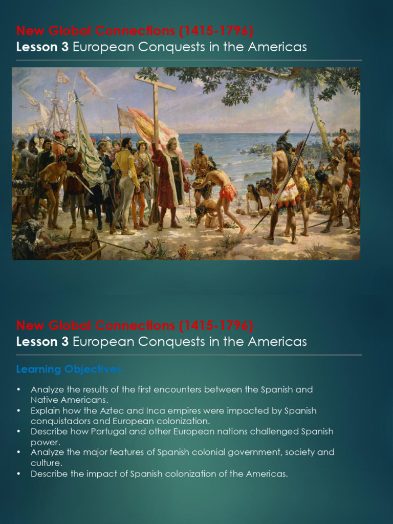 European Conquests G9 | PDF | Spanish Colonization Of The Americas ...
