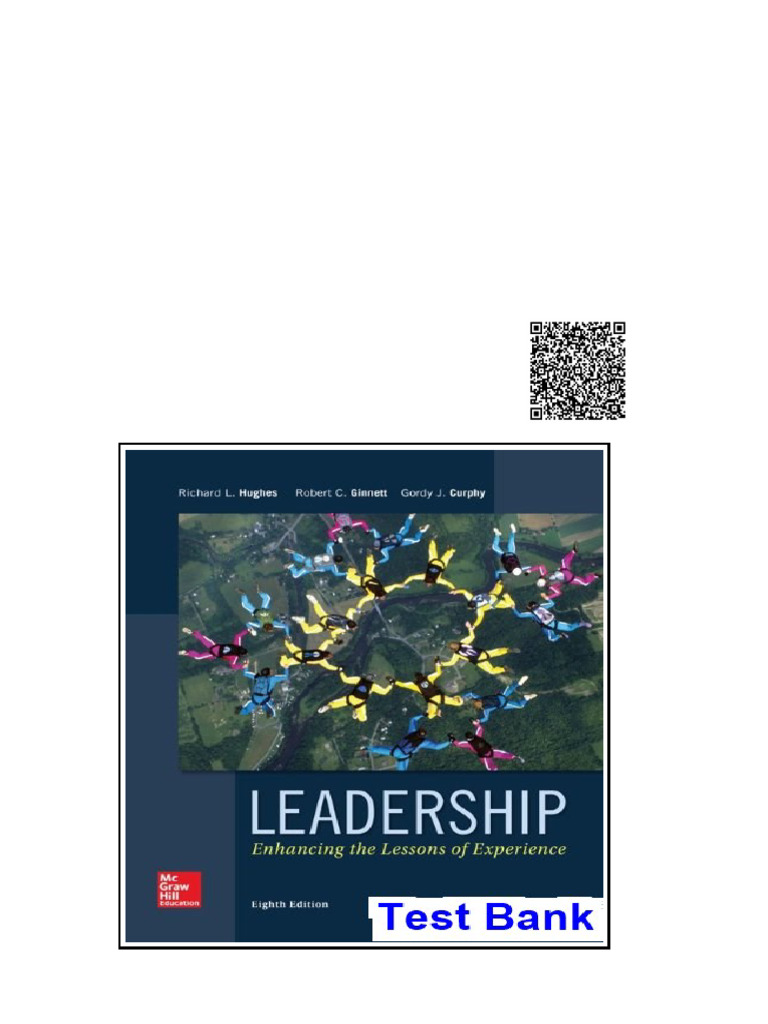 Leadership Enhancing The Lessons of Experience 8th Edition Hughes Test ...
