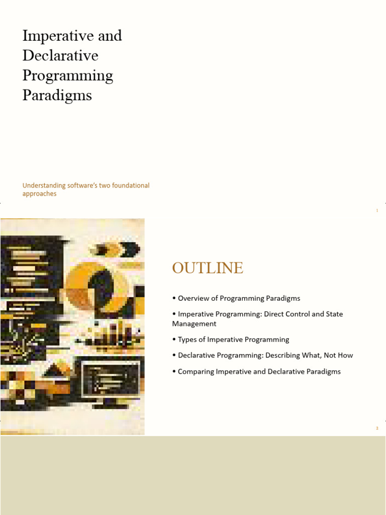 Imparative And Declarative Programming Paradigms Pdf Programming 2530
