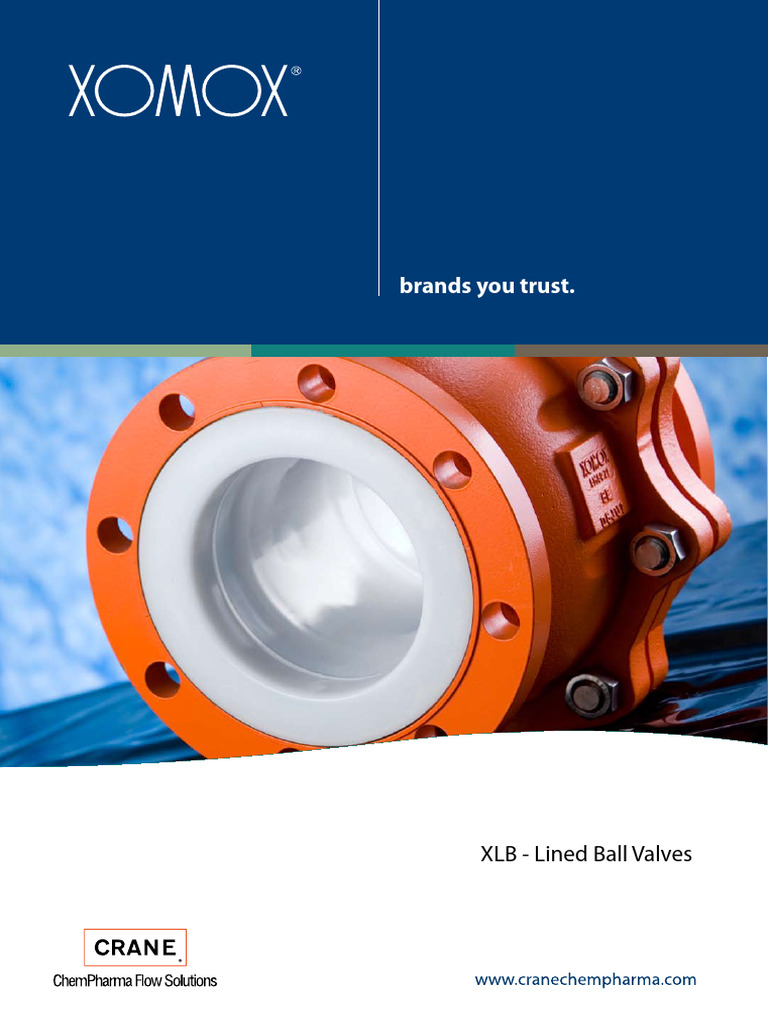 Xomox Lined Ball Valves Brochure | PDF | Valve | Building Materials