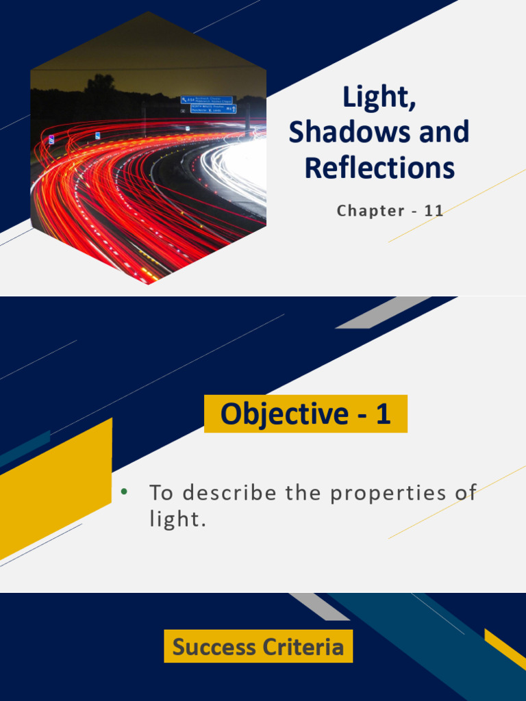 Light Shadows and Reflections - PPT To Upload | PDF | Reflection ...