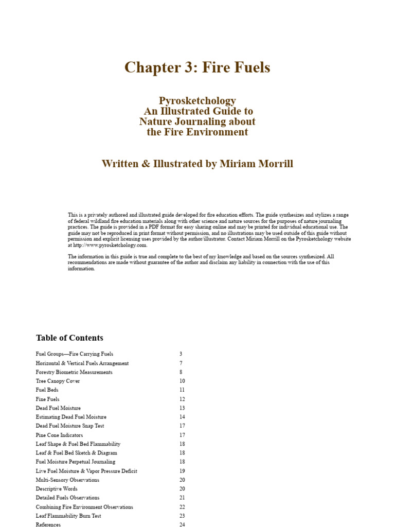 4 Fire Fuels | PDF | Humidity | Fires