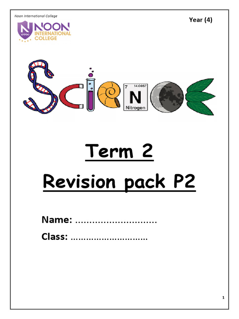 Year 4 Term 2 Revision Pack Year 4 Part 2) | PDF