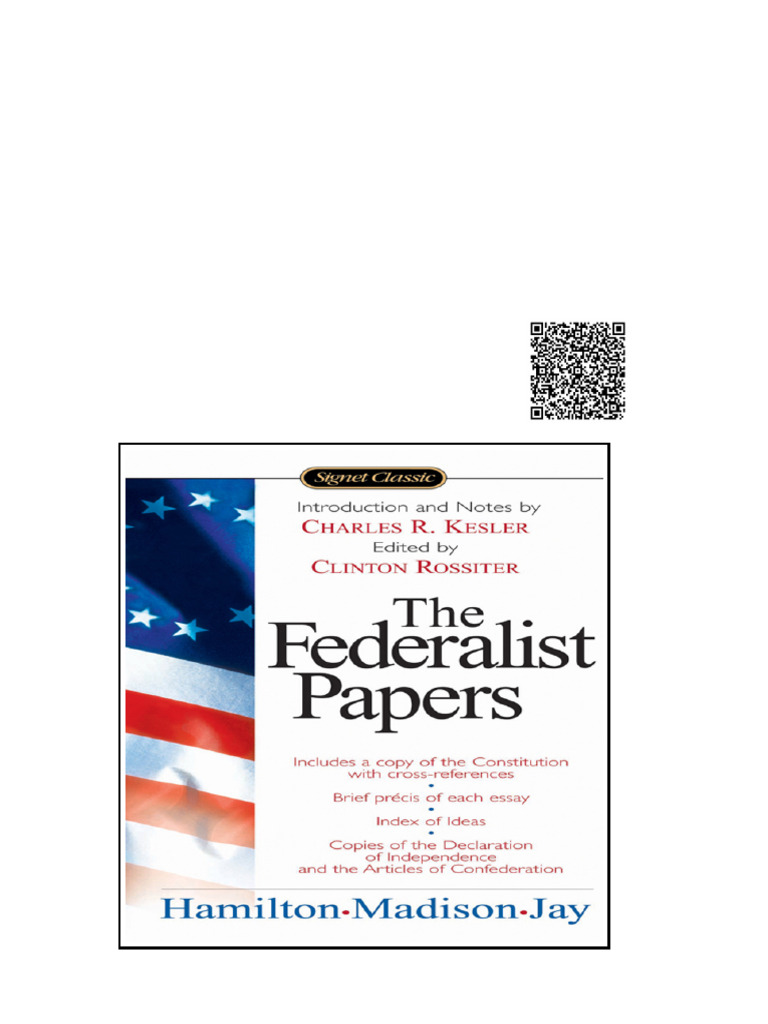 Federalist Papers The Alexander Hamilton & James Madison & John Jay ...