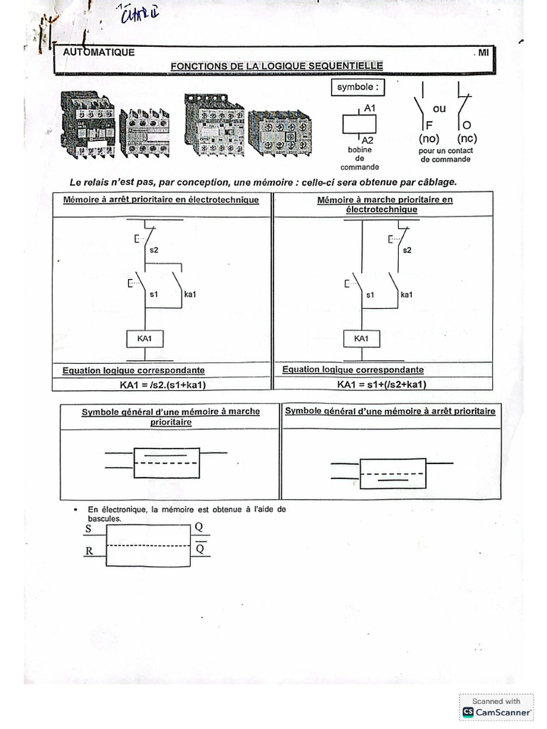AUTOMATIQUE-fonctions-de-la-logique-séqu | PDF