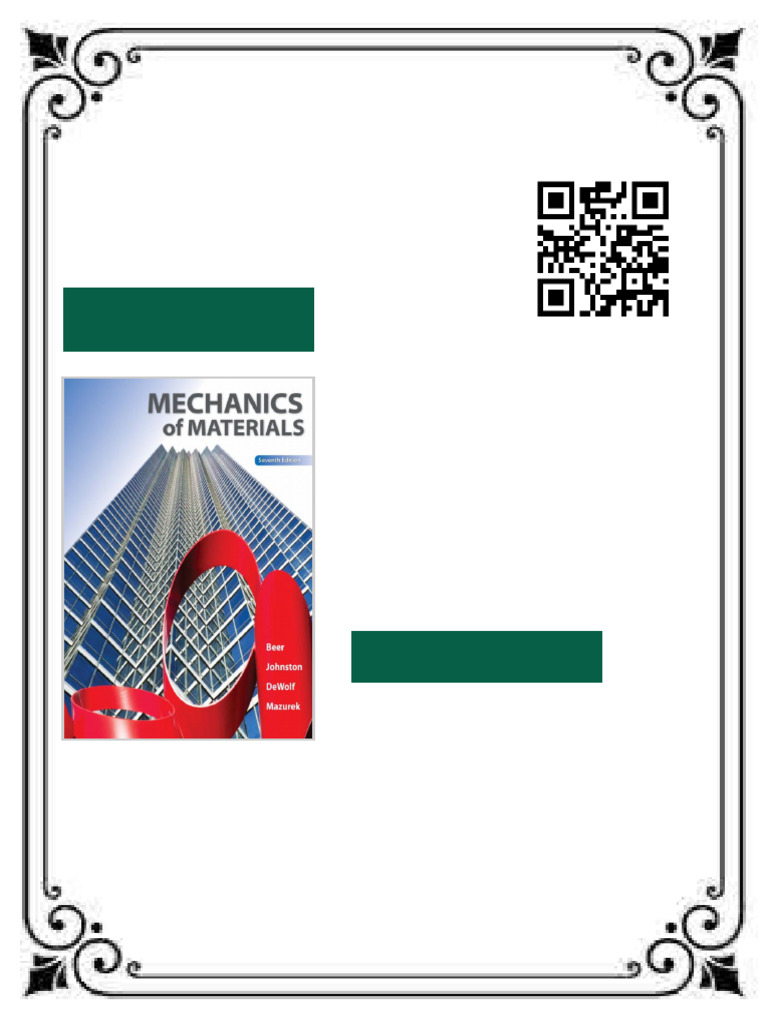 Mechanics of Materials Seventh Edition by Ferdinand Beer, Russell ...