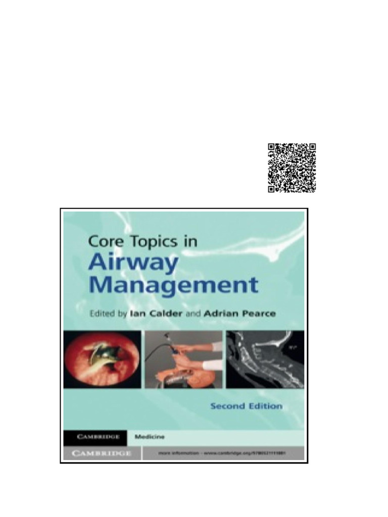 Core Topics in Airway Management 2nd Edition by Ian Calder Wei Zhi ...