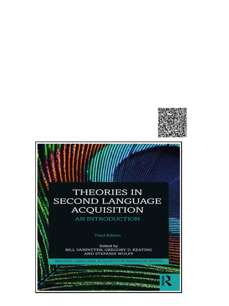 Theories in Second Language Acquisition An Introduction (Seconies) 3rd ...