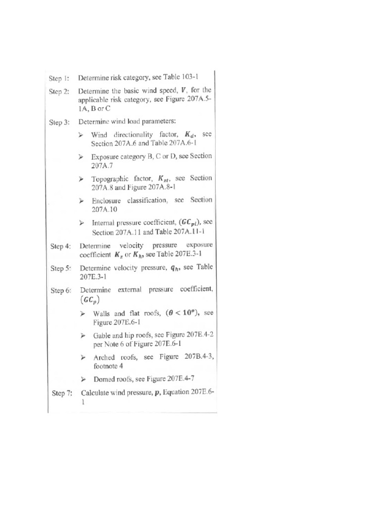 Mwfrs Tables | PDF