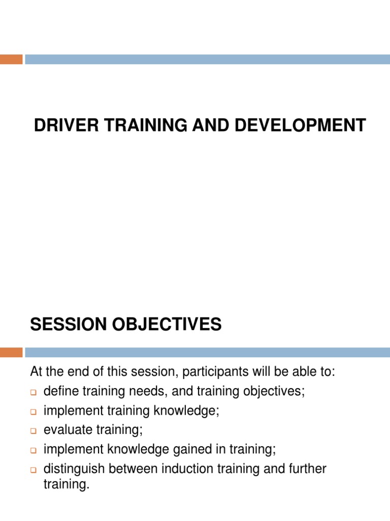Drivers Training and Development | Driving | Competence (Human Resources)