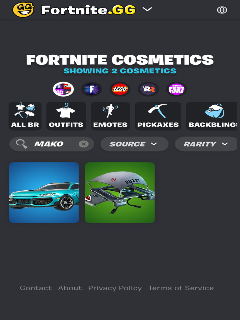 All Fortnite Cosmetics - Fortnite.gg | PDF