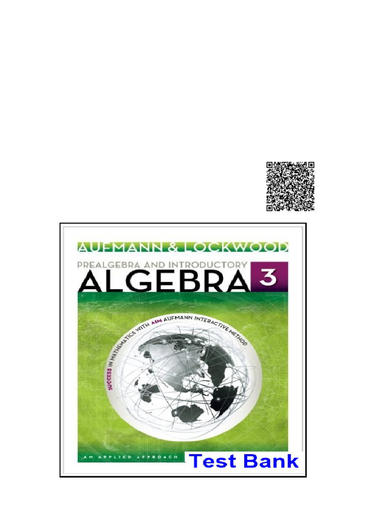Prealgebra and Introductory Algebra An Applied Approach 3rd Edition ...
