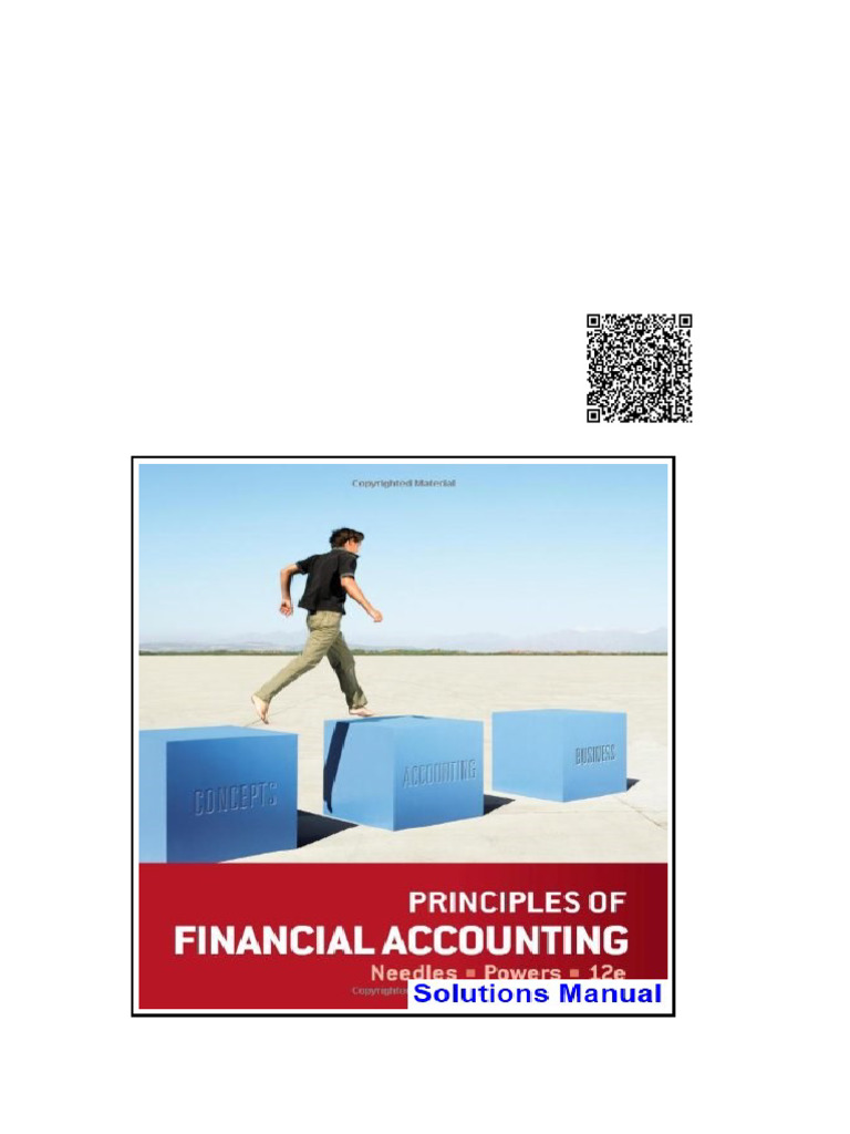 Principles of Financial Accounting 12th Edition Needles Solutions ...