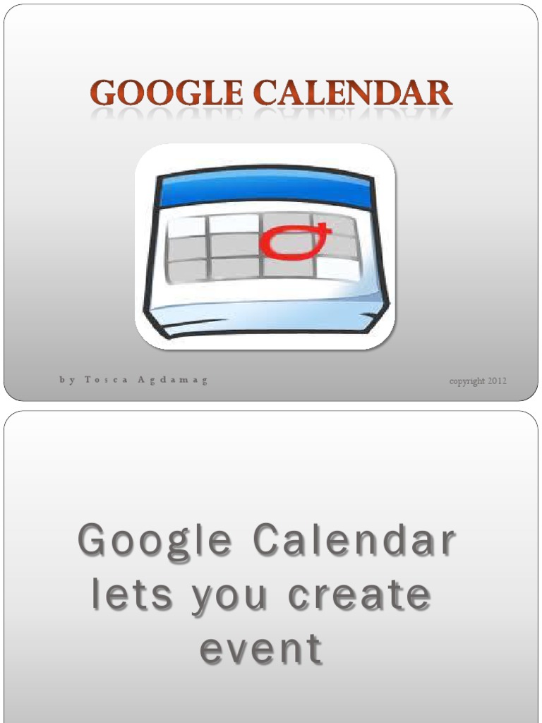 Google Calendar | PDF | Information Retrieval Organizations | Google