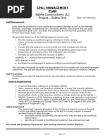 Chemical Spill Response Training | PDF | Safety | Workplace
