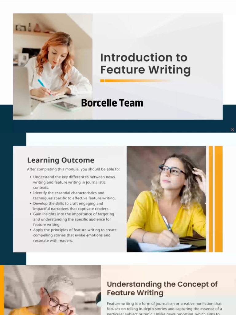 What Is Feature Writing | PDF