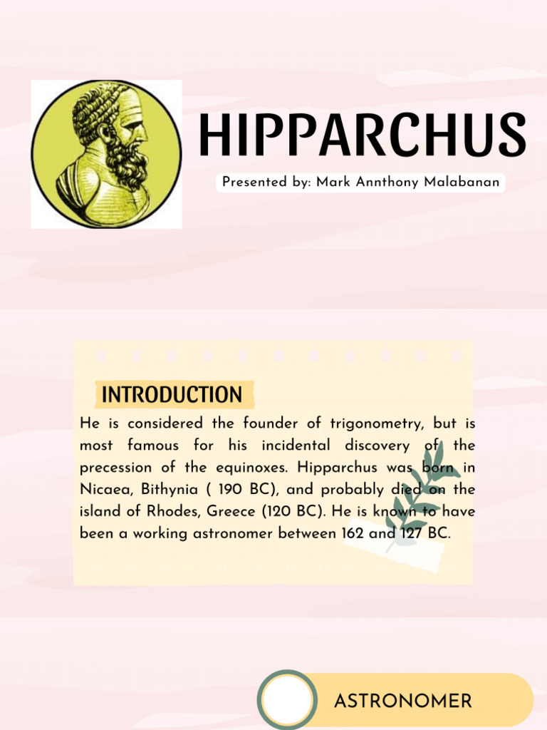 Hipparchus 1 | PDF