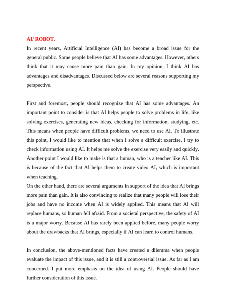 Robot | PDF