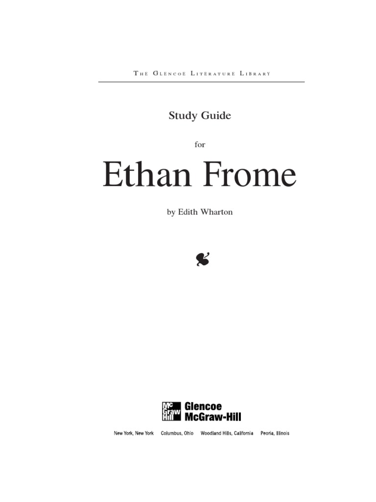Ethan Frome: Study Guide | PDF | Ethan Frome