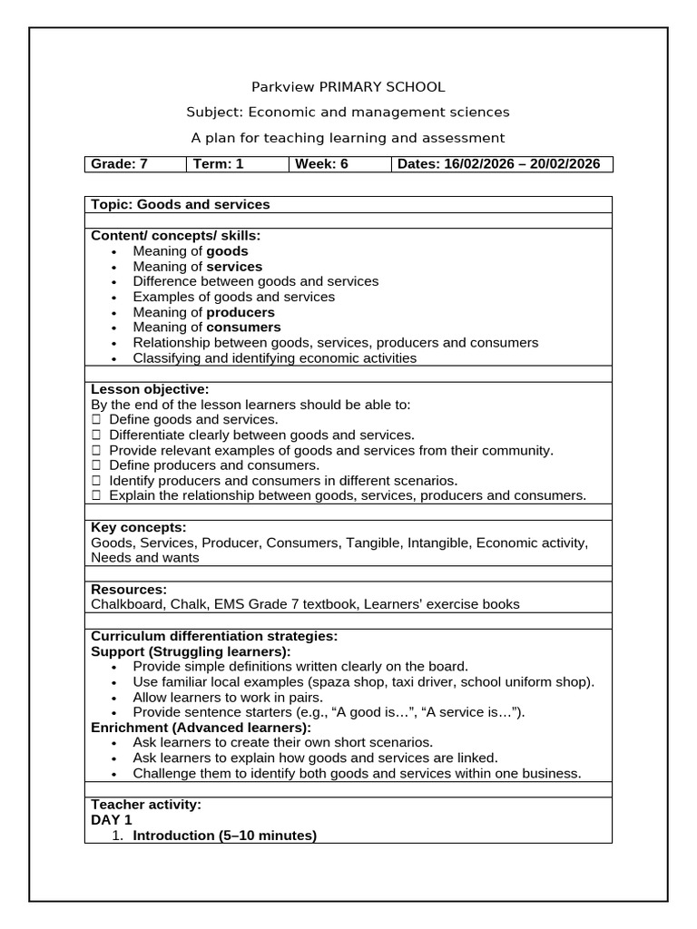 Week 6 Lesson Plans | PDF | Flowers | Pollination