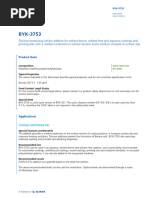 BYK-028: VOC-Free Defoamer Data Sheet | PDF | Materials