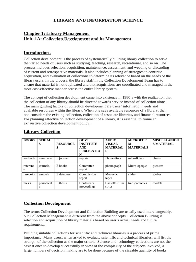 Class 12th Chapter 1 Unit 1A | PDF | Bibliography | Libraries