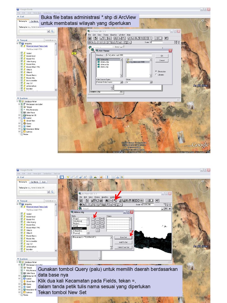 Converting Google Earth KML To ArcGIS ArcView SHP | PDF | Metode & Bahan Ajar | Komputer