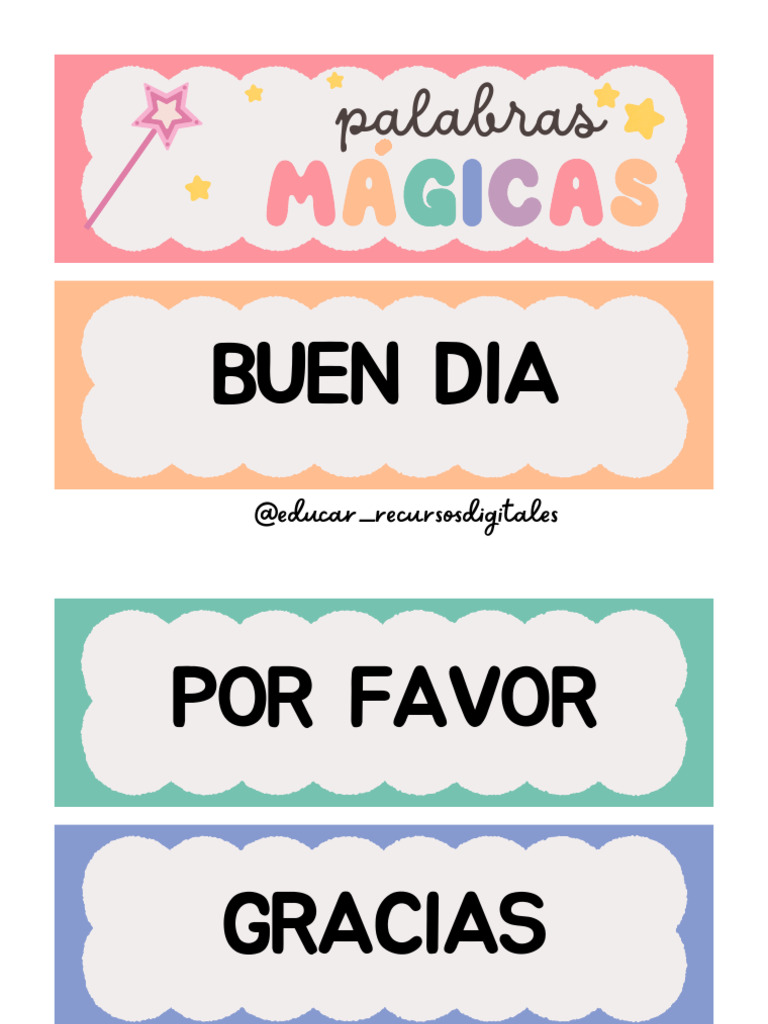 Palabras Magicas | PDF