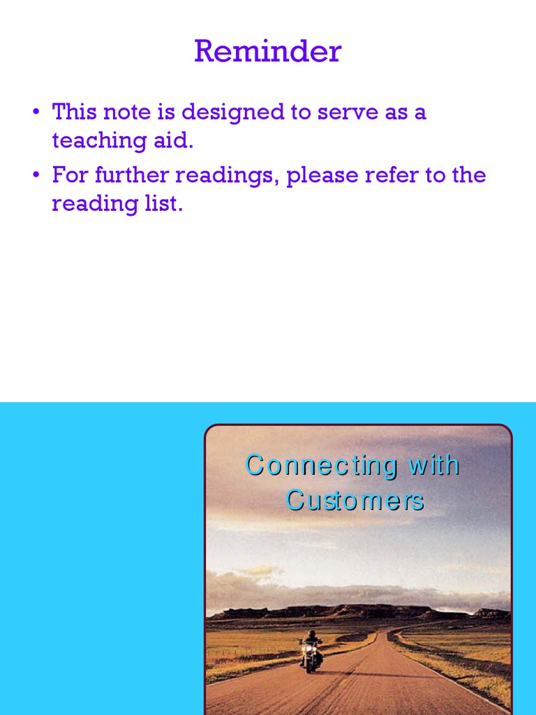 Reminder: This Note Is Designed To Serve As A Teaching Aid. For Further ...