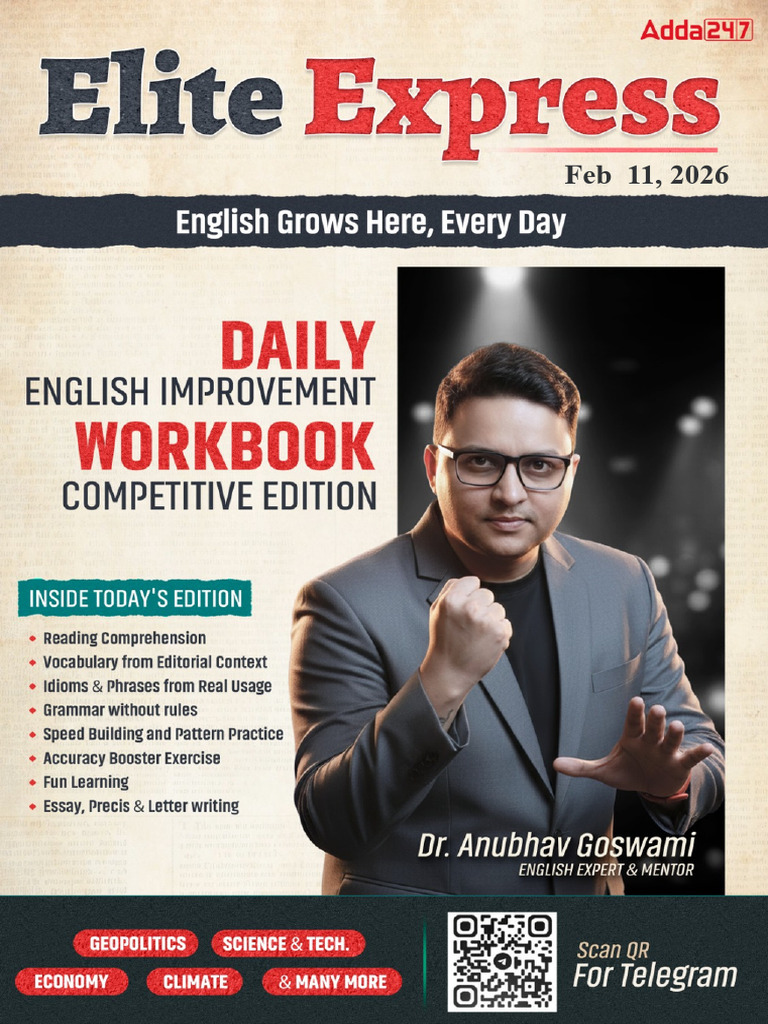 Elite Express February 11 2026 | PDF | Verb | Grammatical Tense