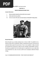 Mussolini's Fascism: Primary Sources | PDF | Benito Mussolini | Fascism