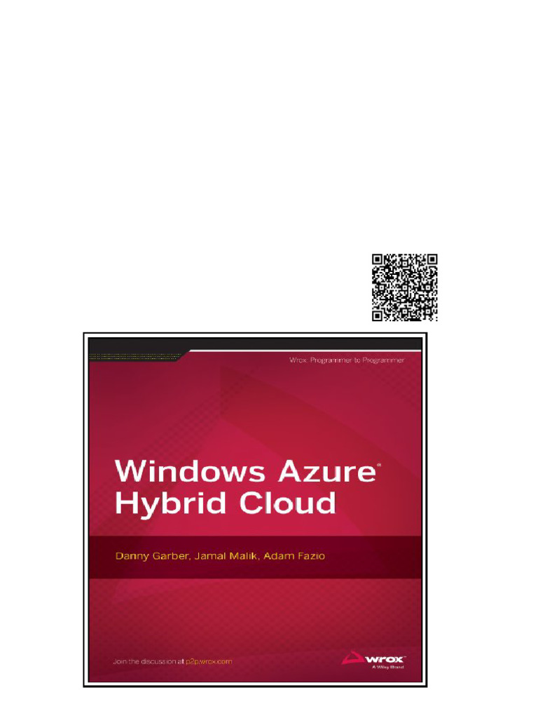 (Ebook) Windows Azure Hybrid Cloud by Danny Garber, Jamal Malik, Adam ...